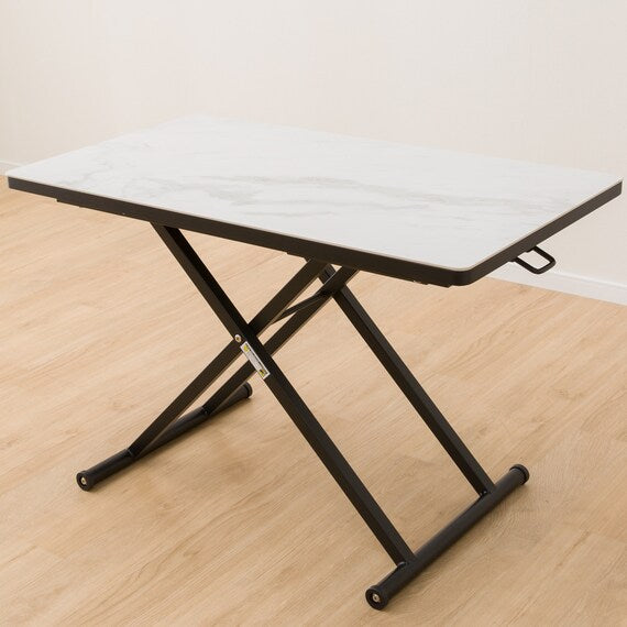 LIFTING CENTER TABLE YS01 CERAMIC WH